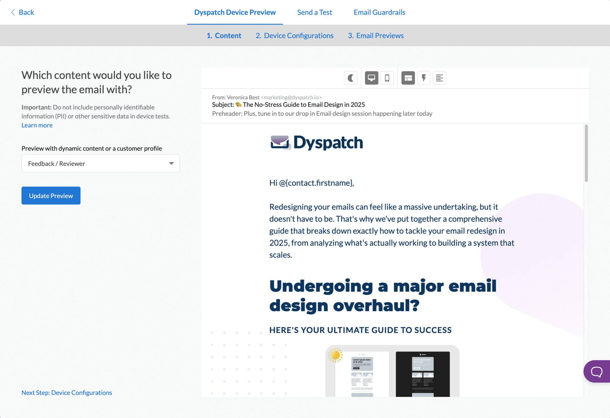 Expanded Integrations & Email Previews | Dyspatch